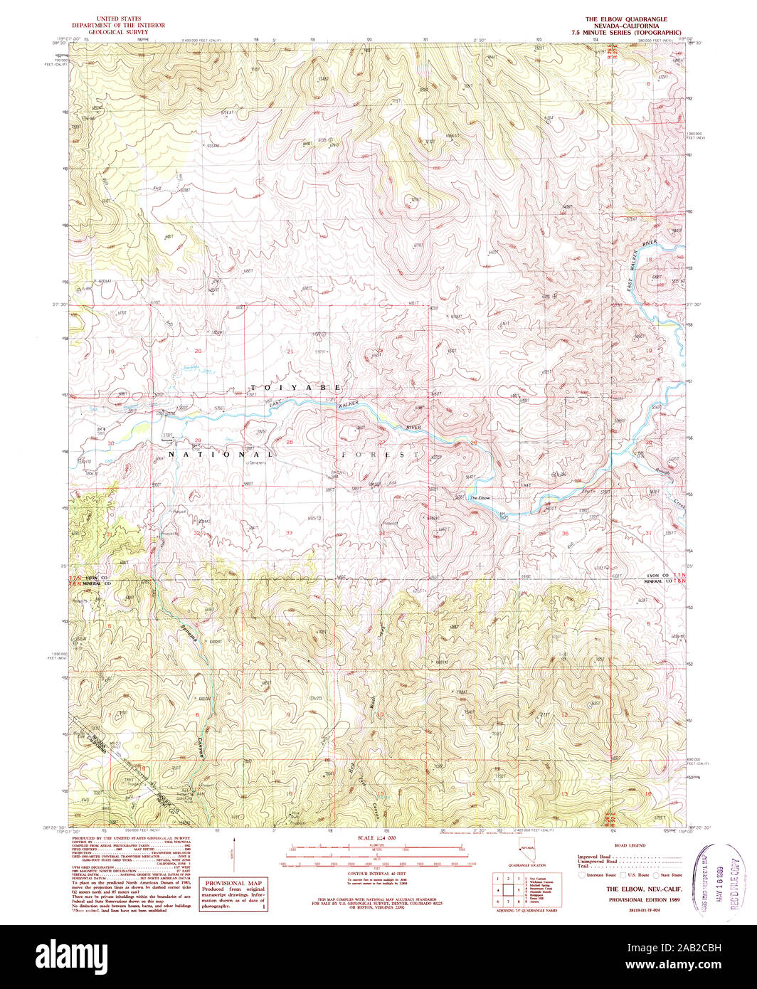 Map of elbow Cut Out Stock Images & Pictures - Alamy