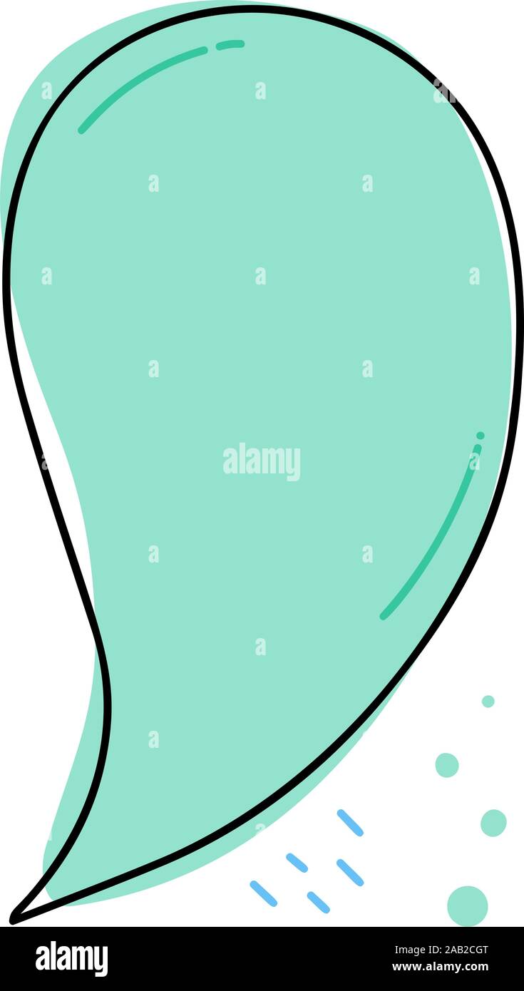 Vertical cover with frame and empty speech bubble. Template for graphic ...