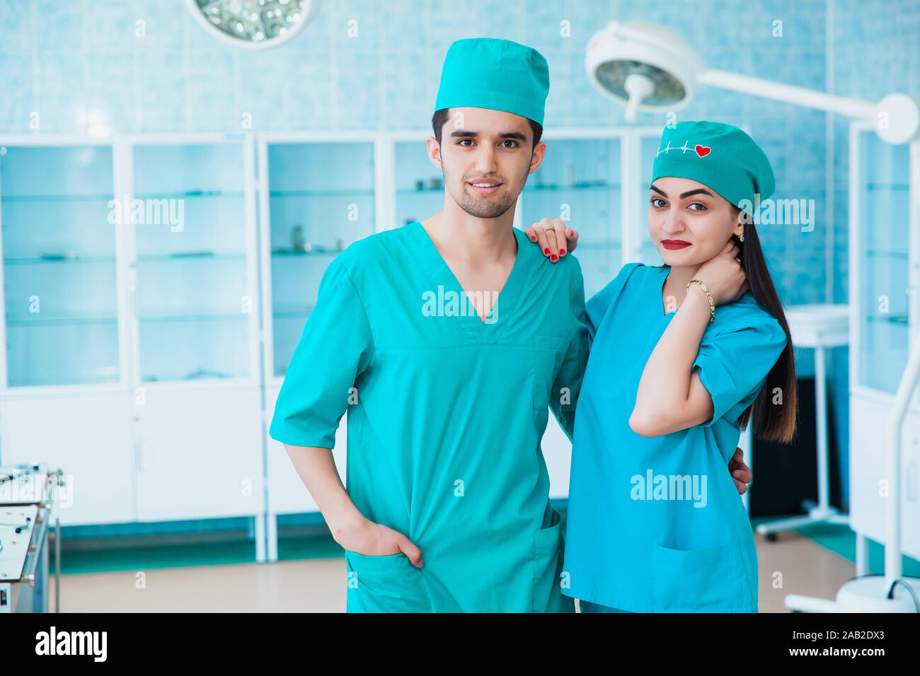 Portrait mens team professional doctors. The staff of the medical ...