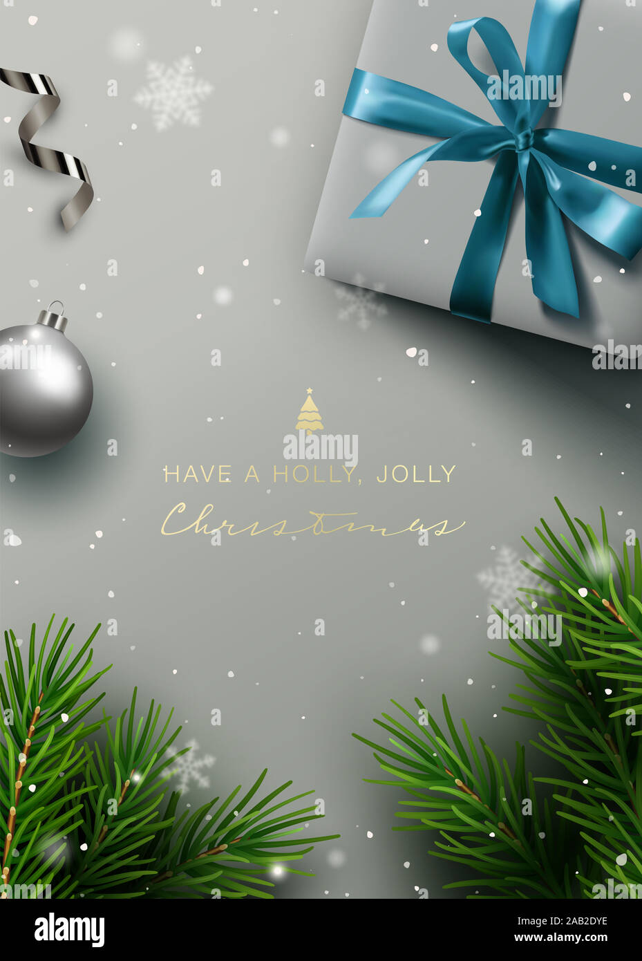 Elegant Christmas background, banner, frame, header, background or ...