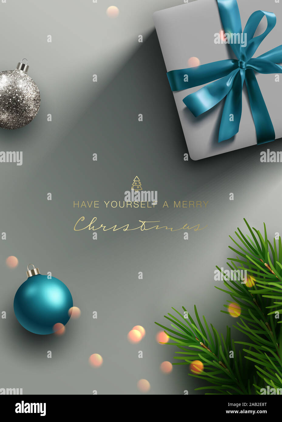 Elegant Christmas background, banner, frame, header, background or ...
