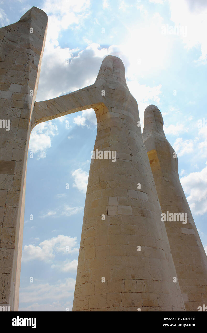 Monument of Zalongo or Zalogo Preveza Greece Stock Photo - Alamy