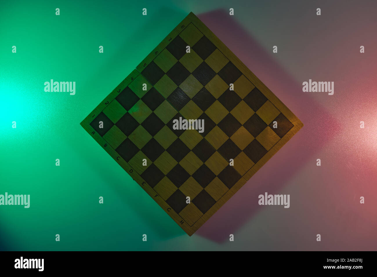 Beautiful vintage Chess board in the color light. Background banner ...