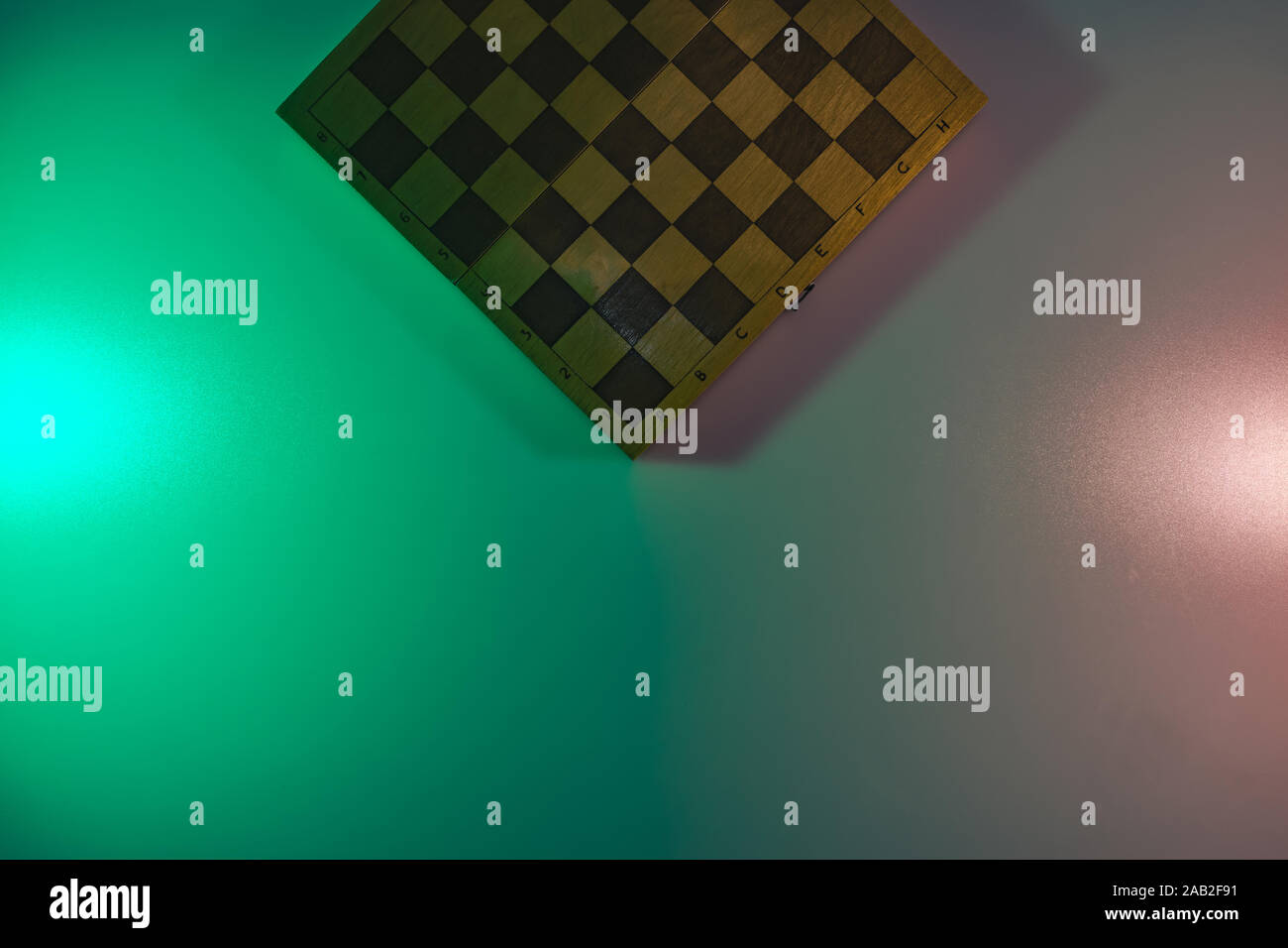 Beautiful vintage Chess board in the color light. Background banner ...