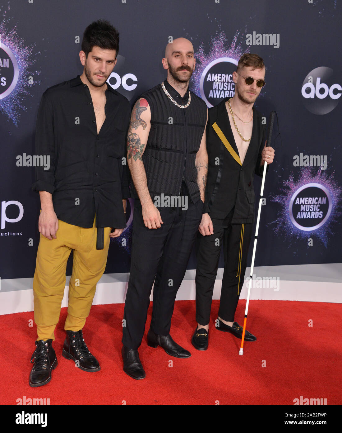 Los Angeles, USA. 24th Nov, 2019. Adam Levin, Sam Harris, Casey Harris ...