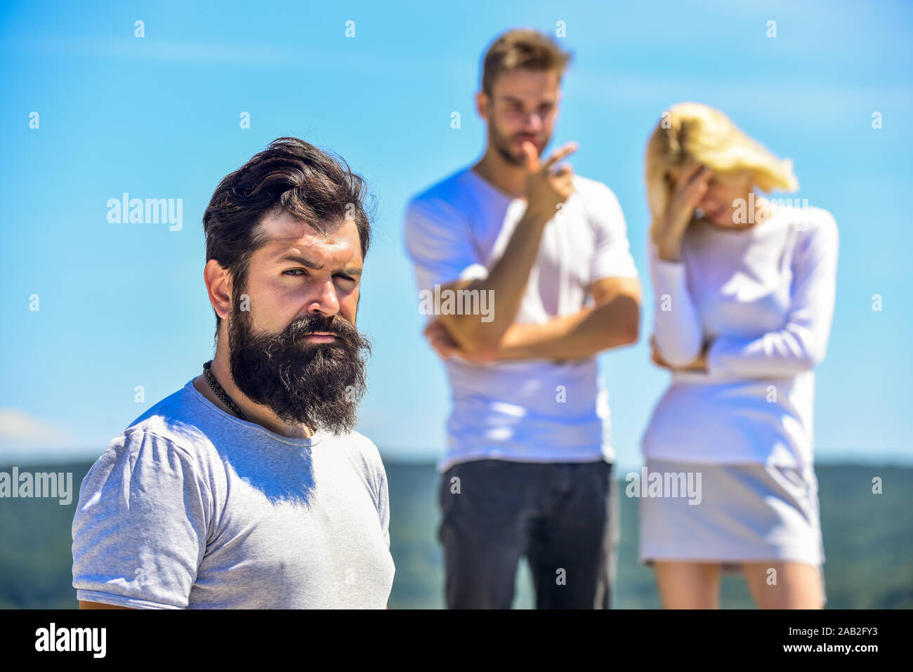 Third wheel couple hi-res stock photography and images - Alamy