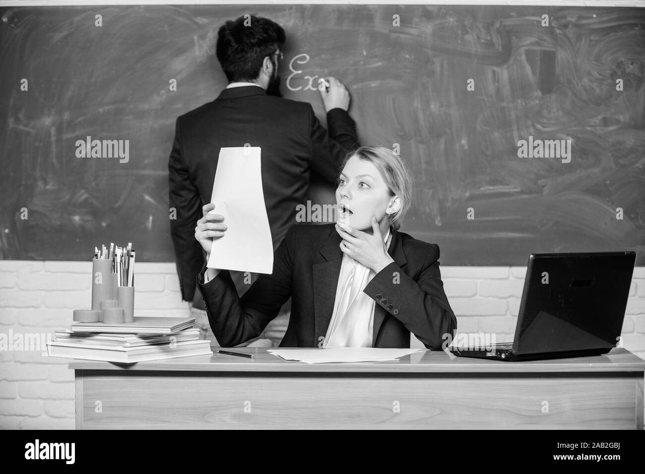 Check homework. Write down your task. Teachers working in pairs school ...