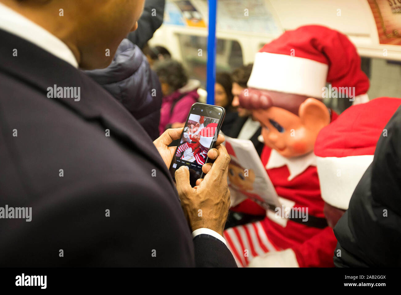 EDITORIAL USE ONLY Elfie and Elvie from UK toy brand Elves Behavin ...