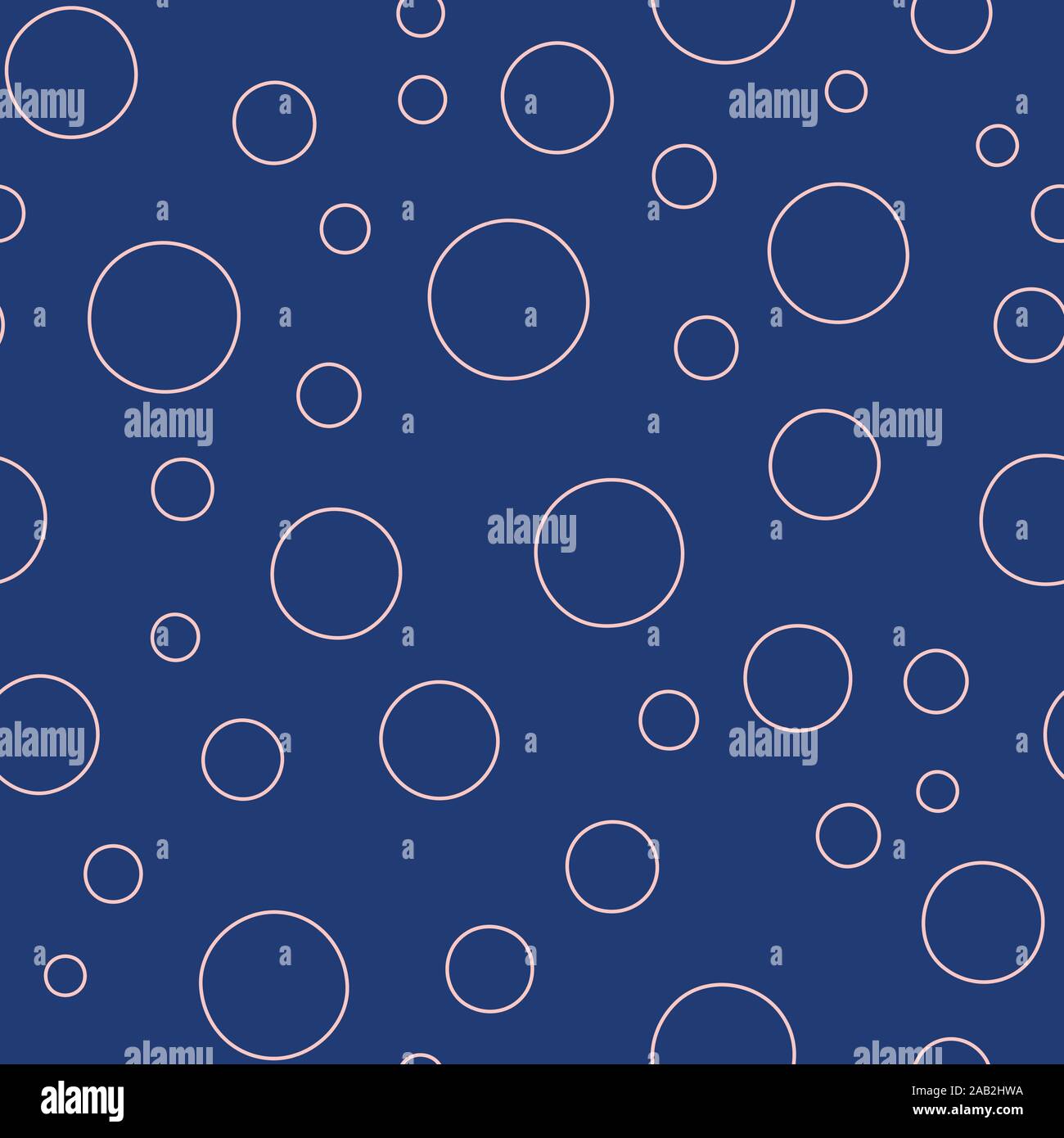 seamless vector pattern with moon craters surface in navy blue Stock ...