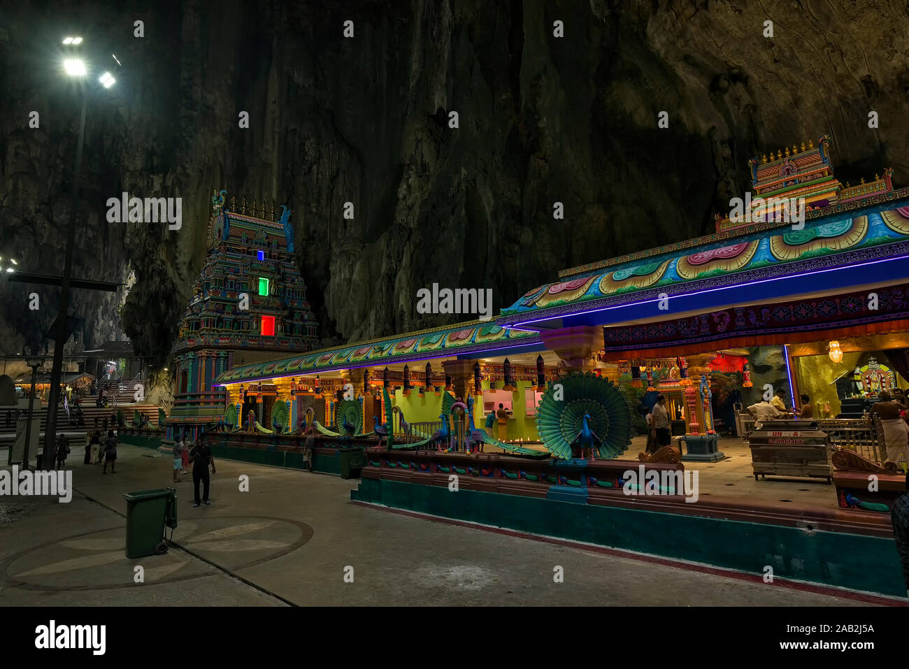 Kuala Lumpur, Malaysia - September 7, 2018: Temple inside the cave and ...