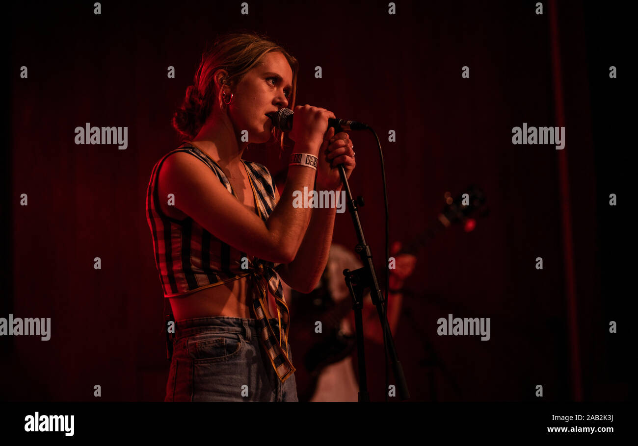 Copenhagen, Denmark. 24th Nov, 2019. The Norwegian rock band Pom Poko ...