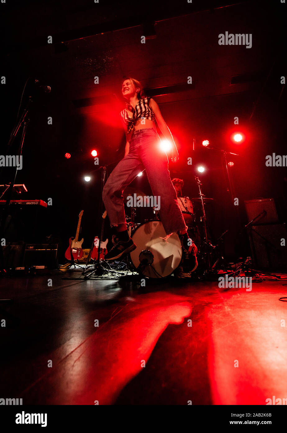 Copenhagen, Denmark. 24th Nov, 2019. The Norwegian rock band Pom Poko ...