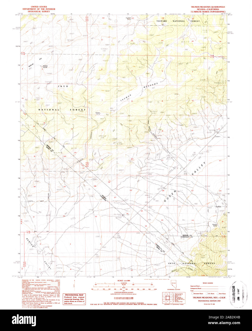 Map of truman Cut Out Stock Images & Pictures - Alamy