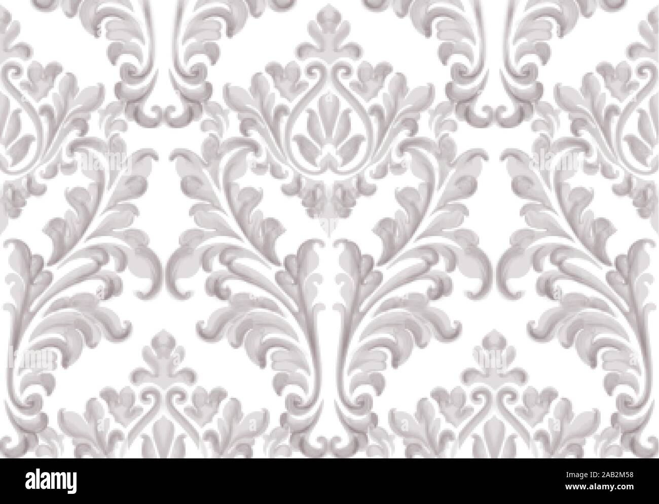 Rococo texture pattern Vector. Floral ornament decoration. Victorian ...