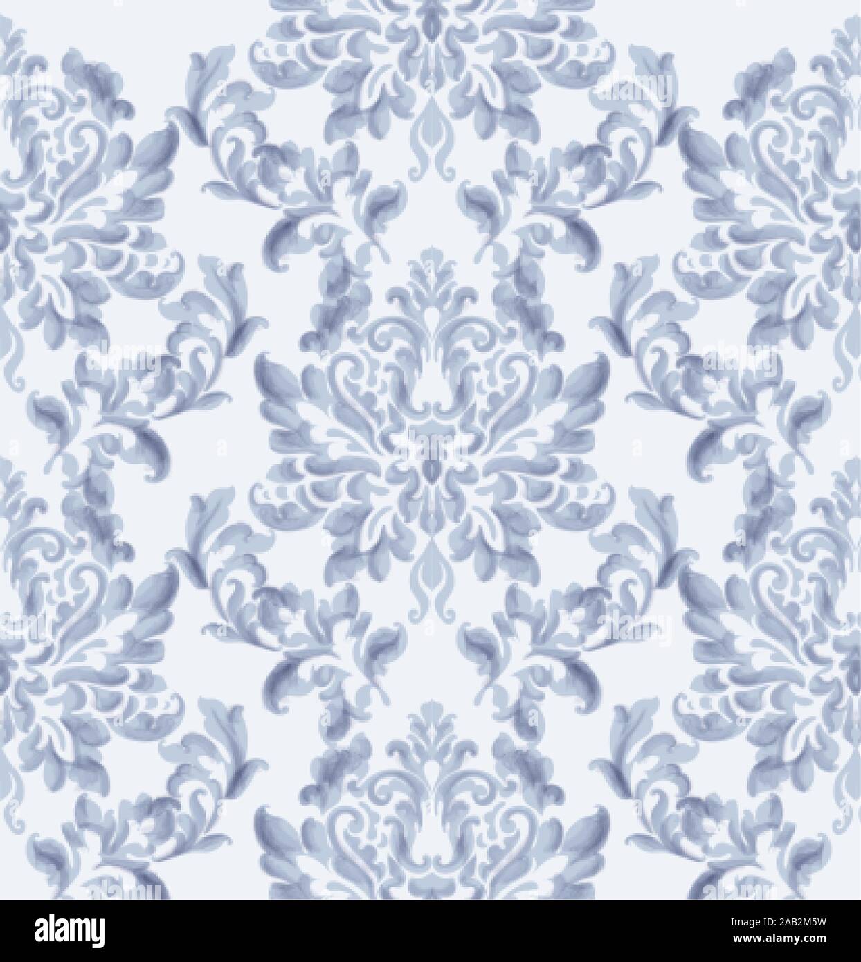 Rococo texture pattern Vector. Floral ornament decoration. Victorian ...