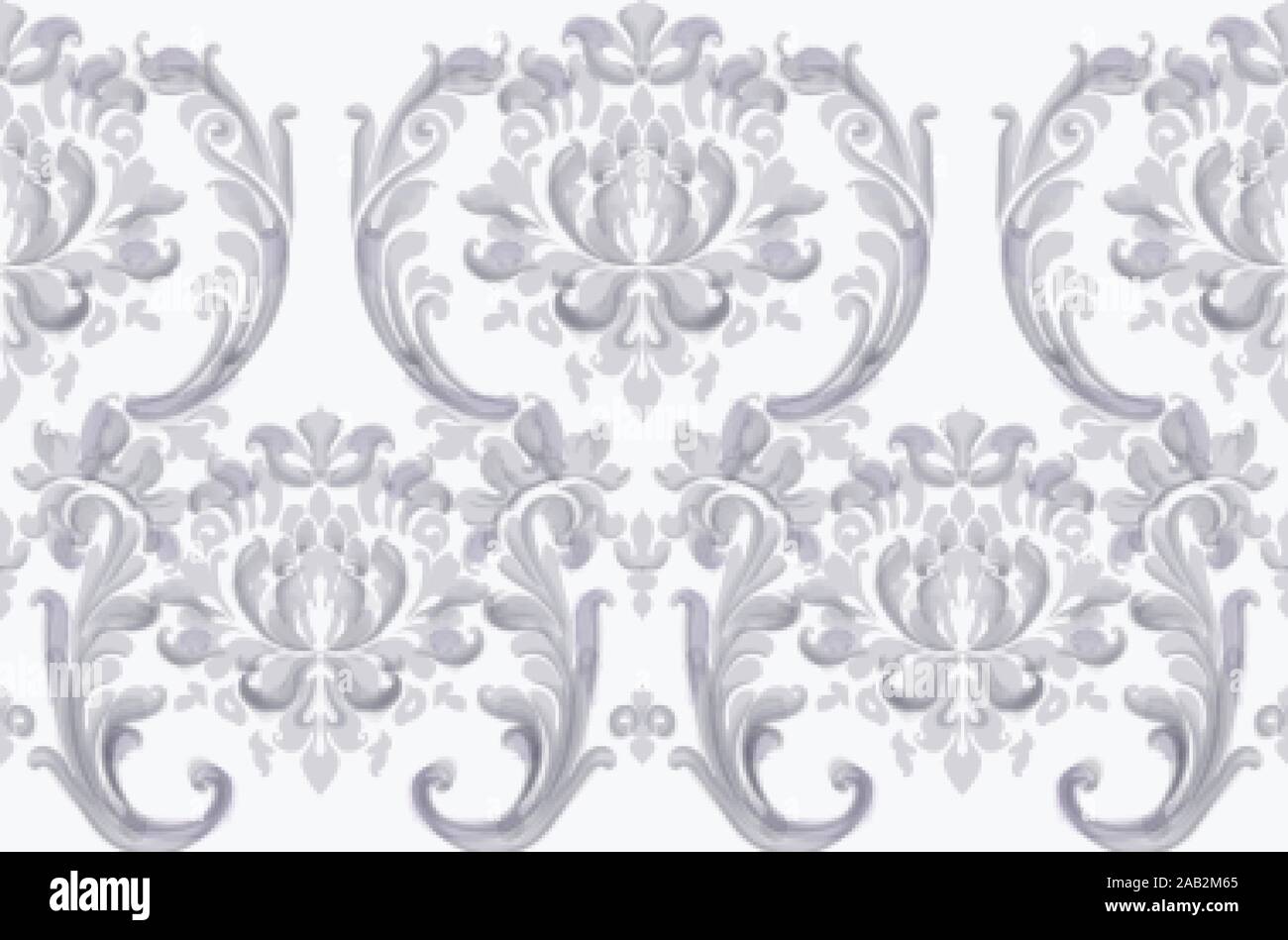 Rococo texture pattern Vector. Floral ornament decoration. Victorian ...