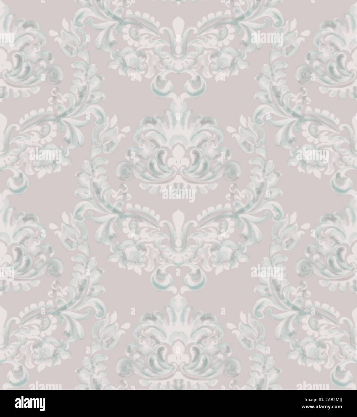 Rococo texture pattern Vector. Floral ornament decoration. Victorian ...