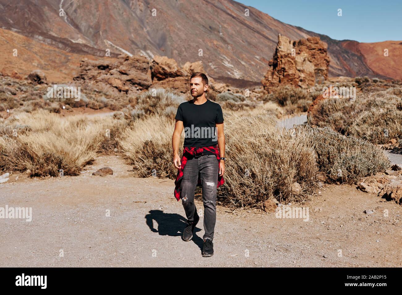 Male model posing outdoor hi-res stock photography and images - Alamy