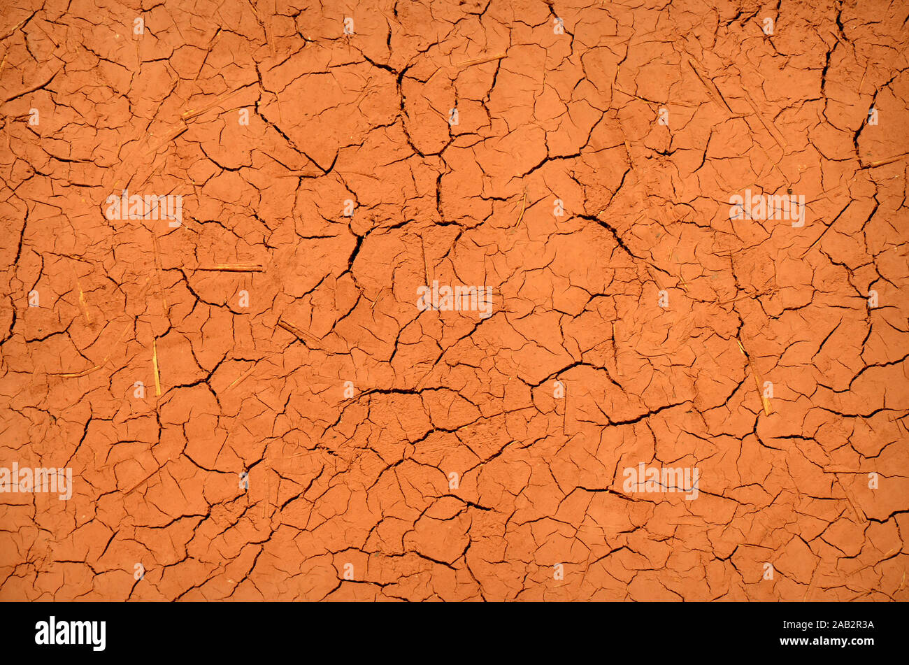 Drought. Dry clay in Nuodeng village, Yunnan province, China Stock ...