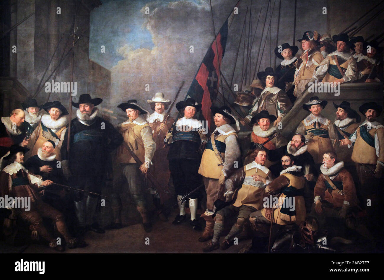 Militia Company under Captain Cornelis de Graeff and Lieutenant ...