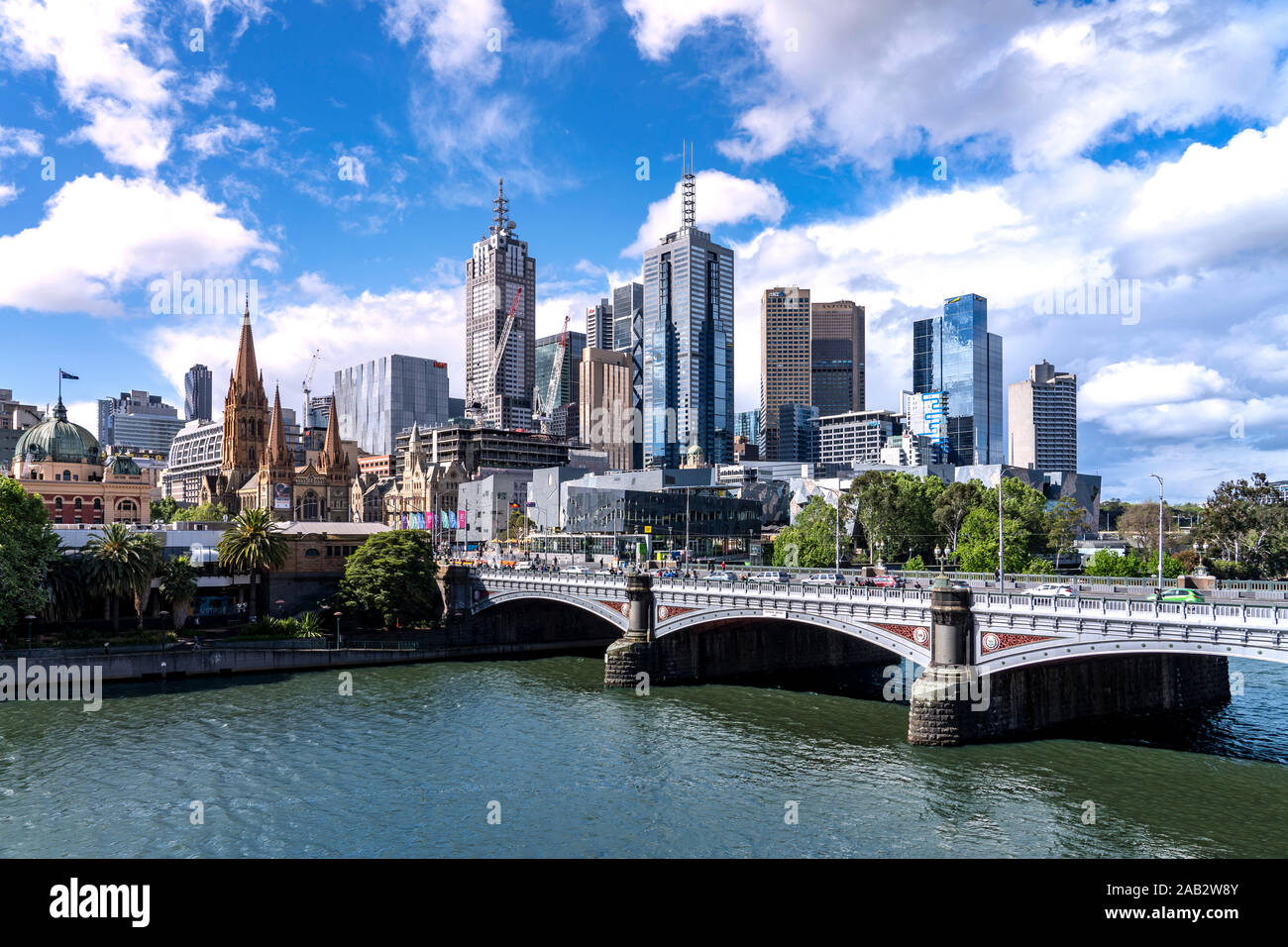 Melbourne princess bridge hi-res stock photography and images - Alamy