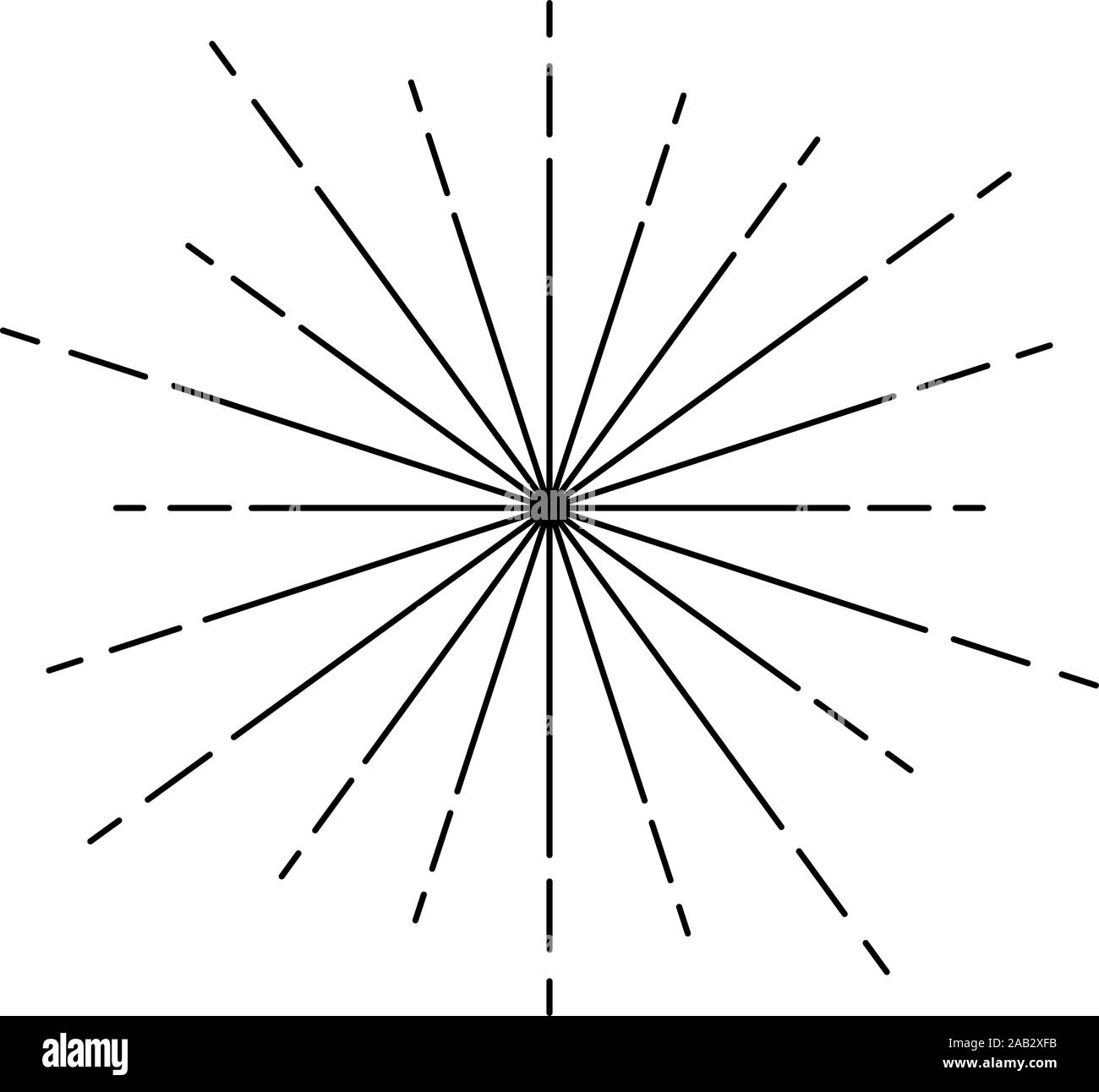 Sunburst Fireworks rays Radial ray Beam lines Sparkle Glaze Flare ...