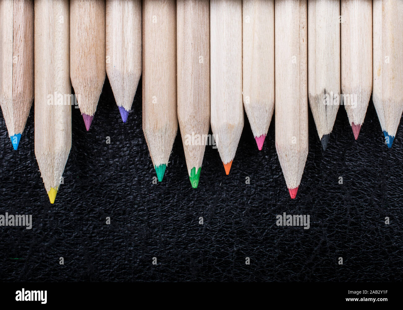 Variety of colors vector set of colored pencils. Drawing and painting ...