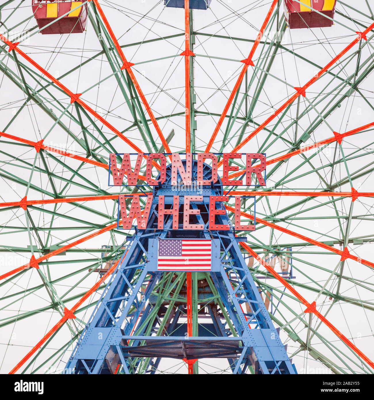 Wonder Wheel,Coney Island, Brooklyn, New York Stock Photo - Alamy