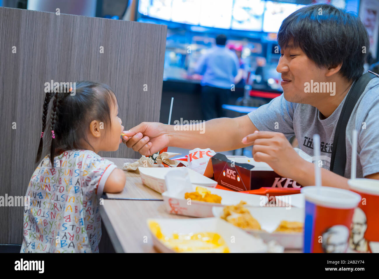 Chicken little kfc hi-res stock photography and images - Alamy