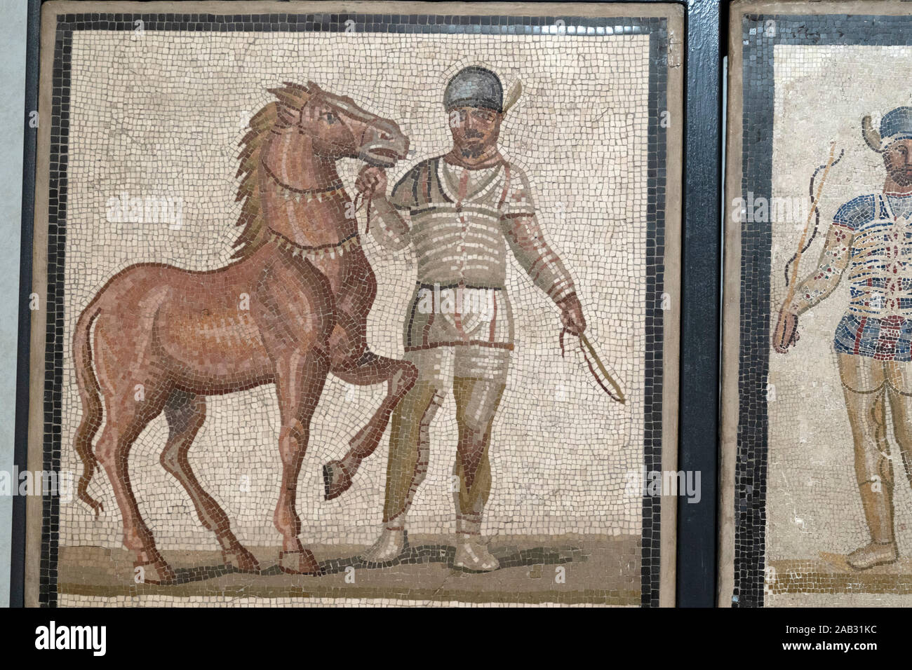 Ancient roman mosaic detail close up Stock Photo - Alamy