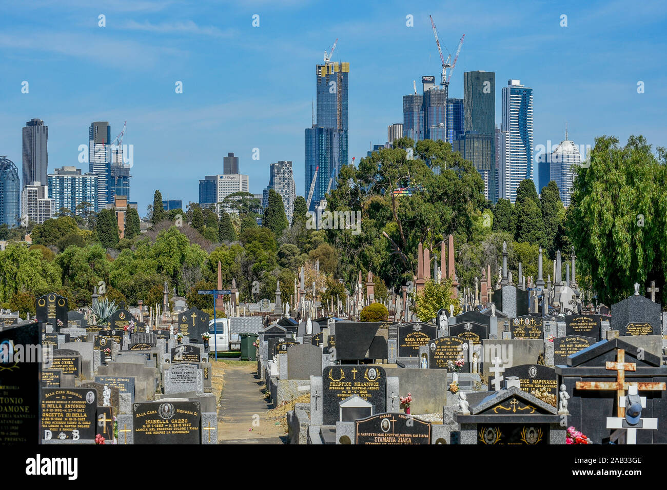 Australia, Victoria, Melbourne, April 11, 2019 - Melbourne General ...