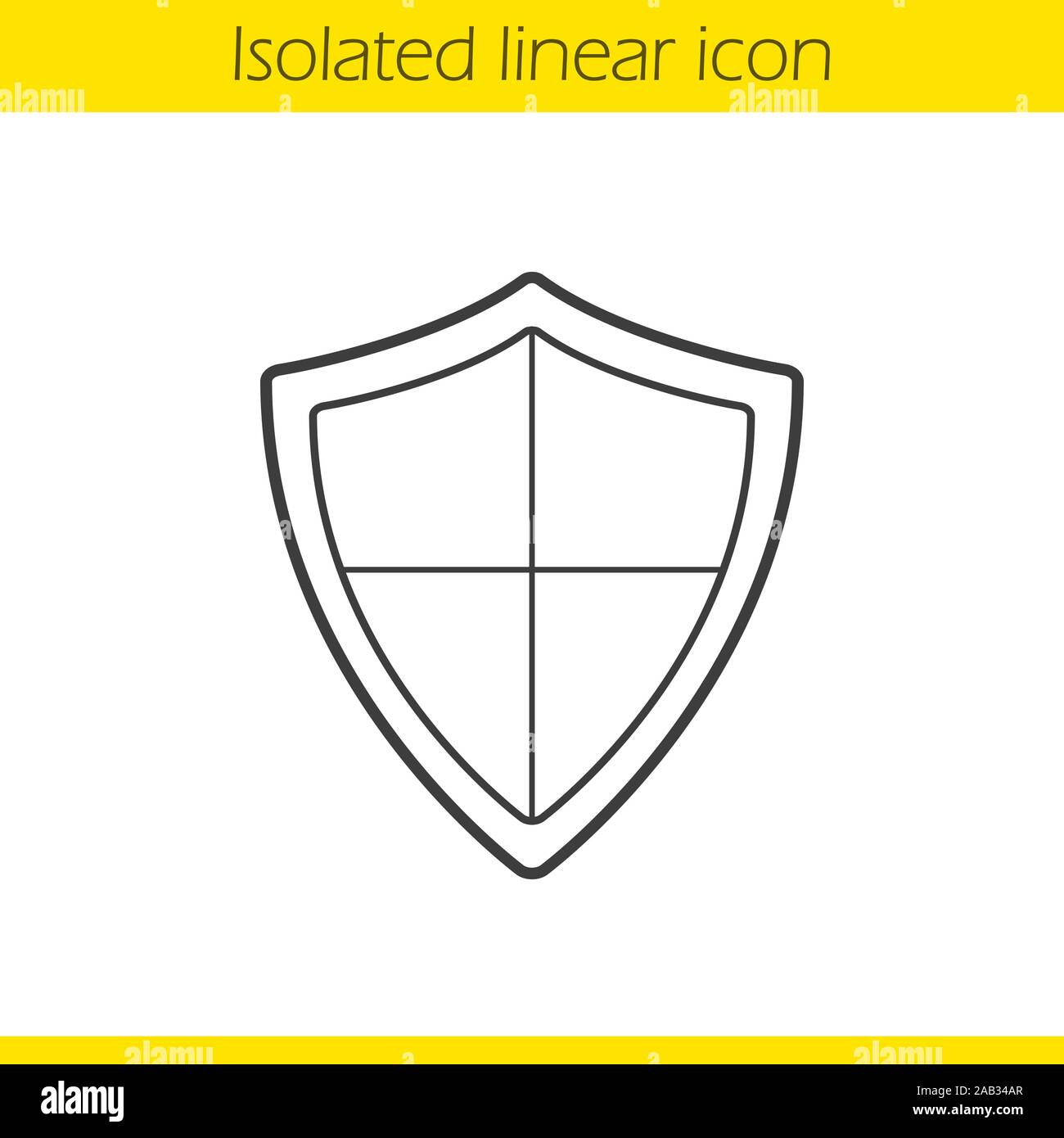 Shield Outline Vector