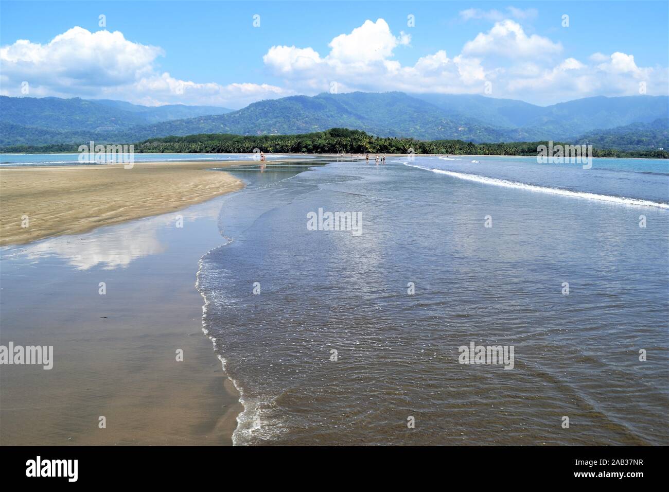 Costa Rican beach near Manuel Antonio Stock Photo - Alamy