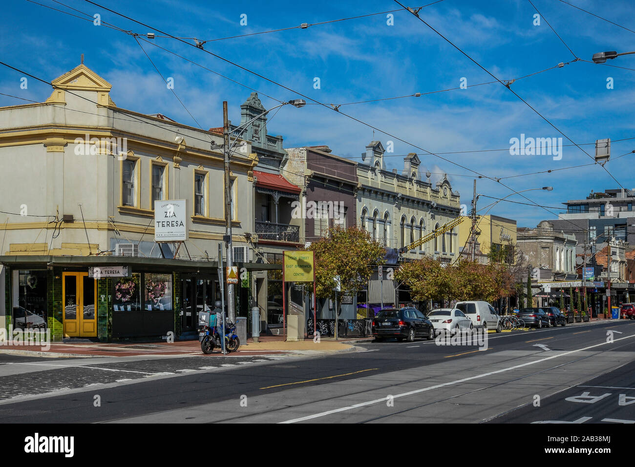 Australia, Victoria, Melbourne, April 11, 2019 - Suburb of Carlton ...