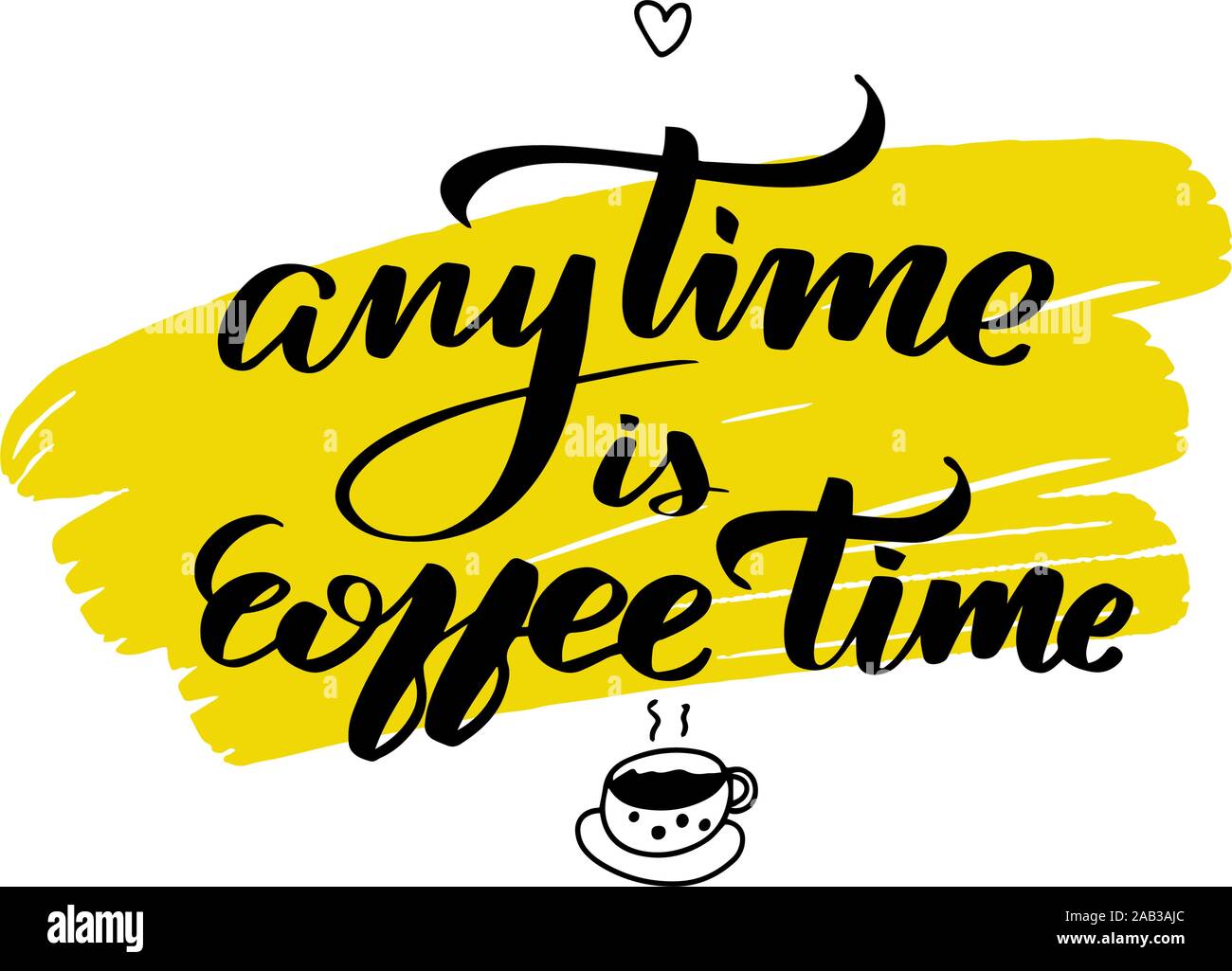 Vector calligraphy illustration isolated on white background Stock ...