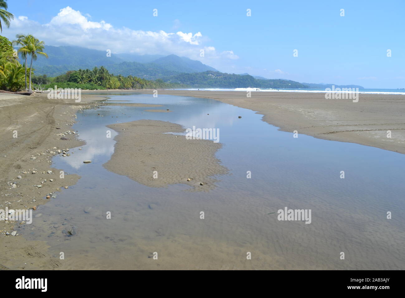 Costa Rican beach near Manuel Antonio Stock Photo - Alamy