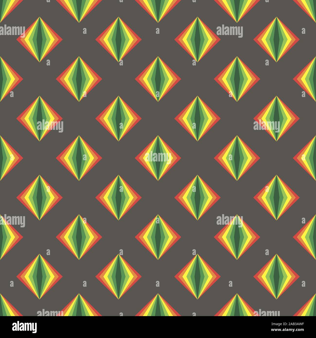 Simple gray pattern background with rainbow rombs Stock Vector Image ...