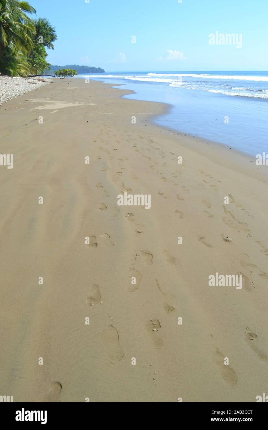 Costa Rican beach near Manuel Antonio Stock Photo - Alamy