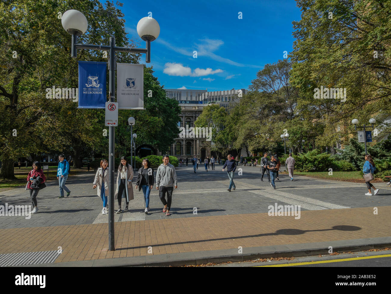 Melbourne university campus hi-res stock photography and images - Alamy