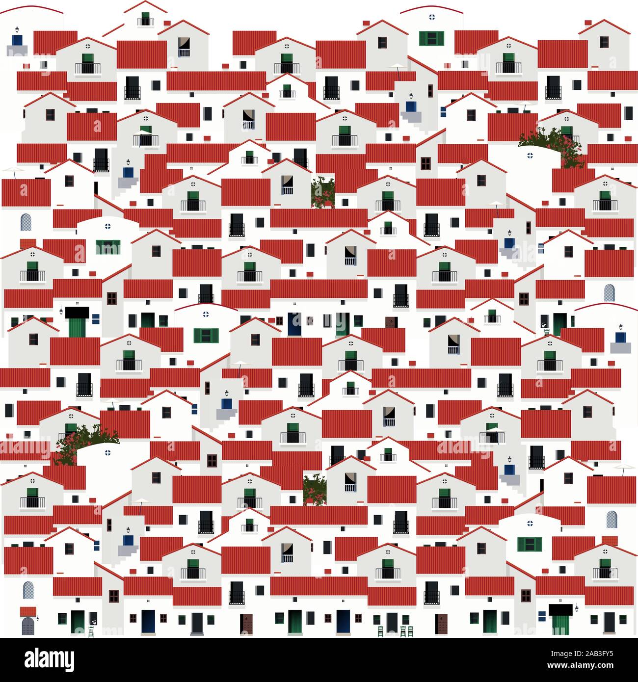 Typical architecture andalusia Stock Vector Images - Alamy