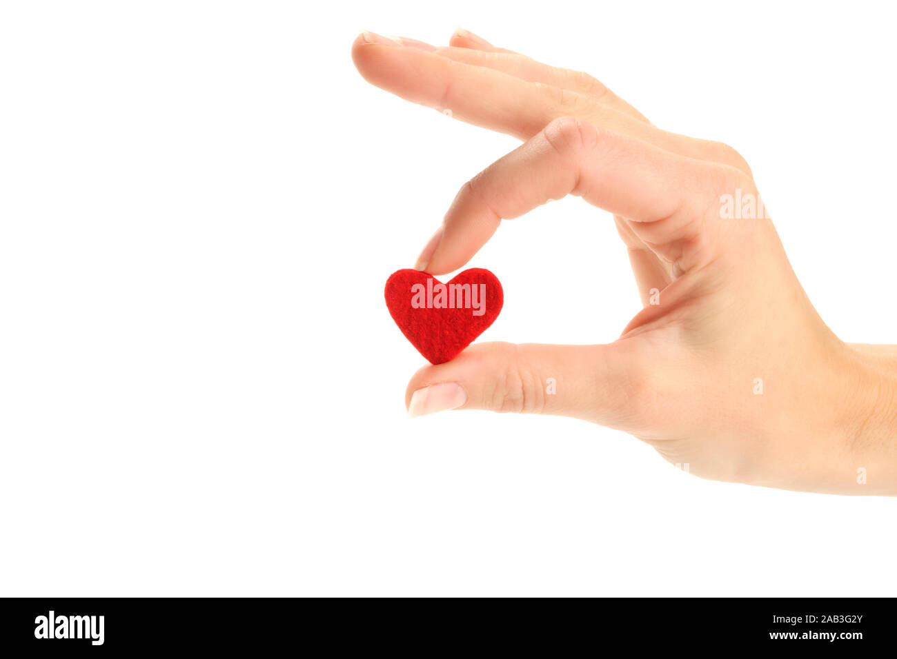 Herz an hand symbol hi-res stock photography and images - Alamy