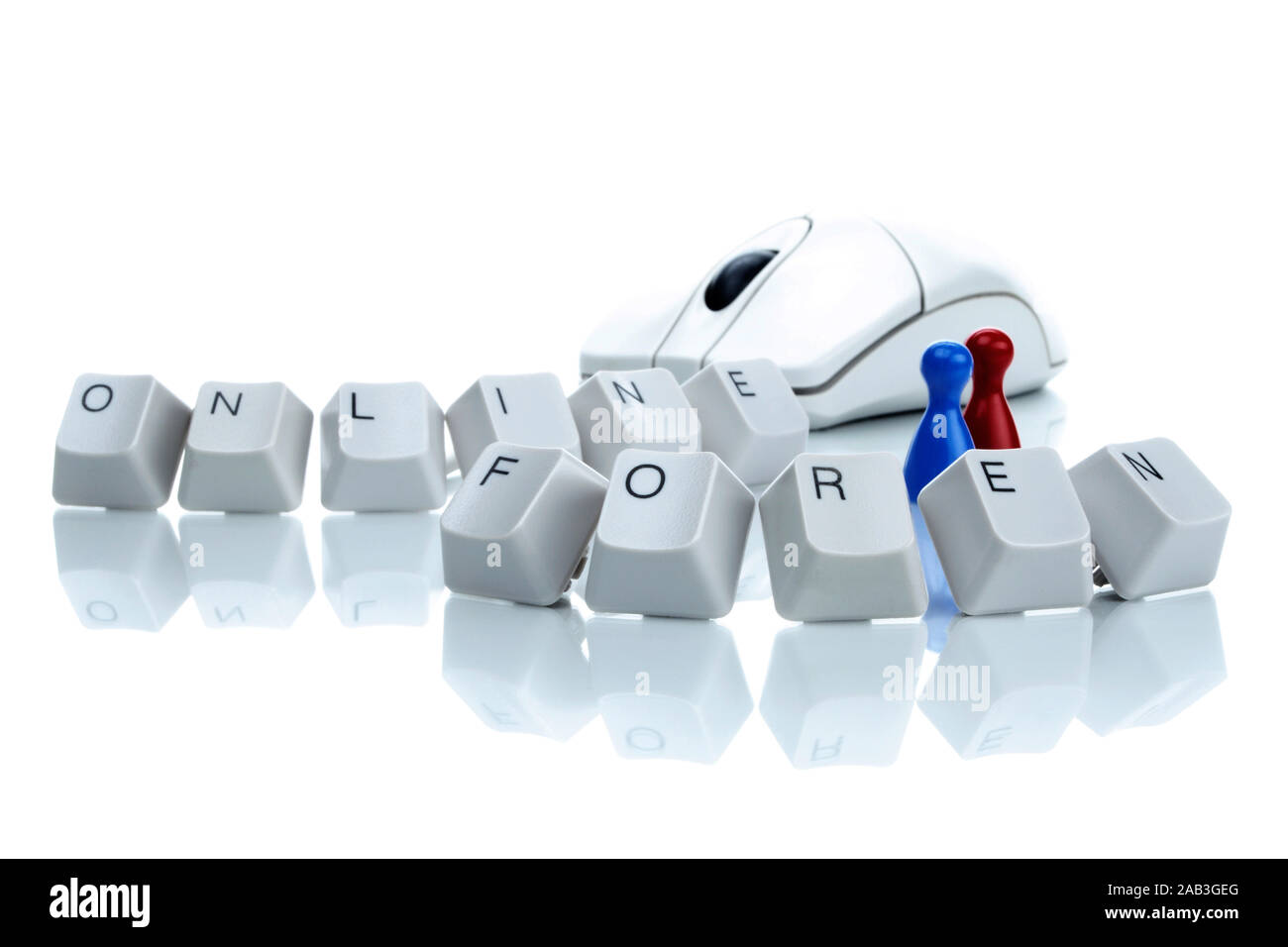 Onlinediskussion Cut Out Stock Images & Pictures - Alamy