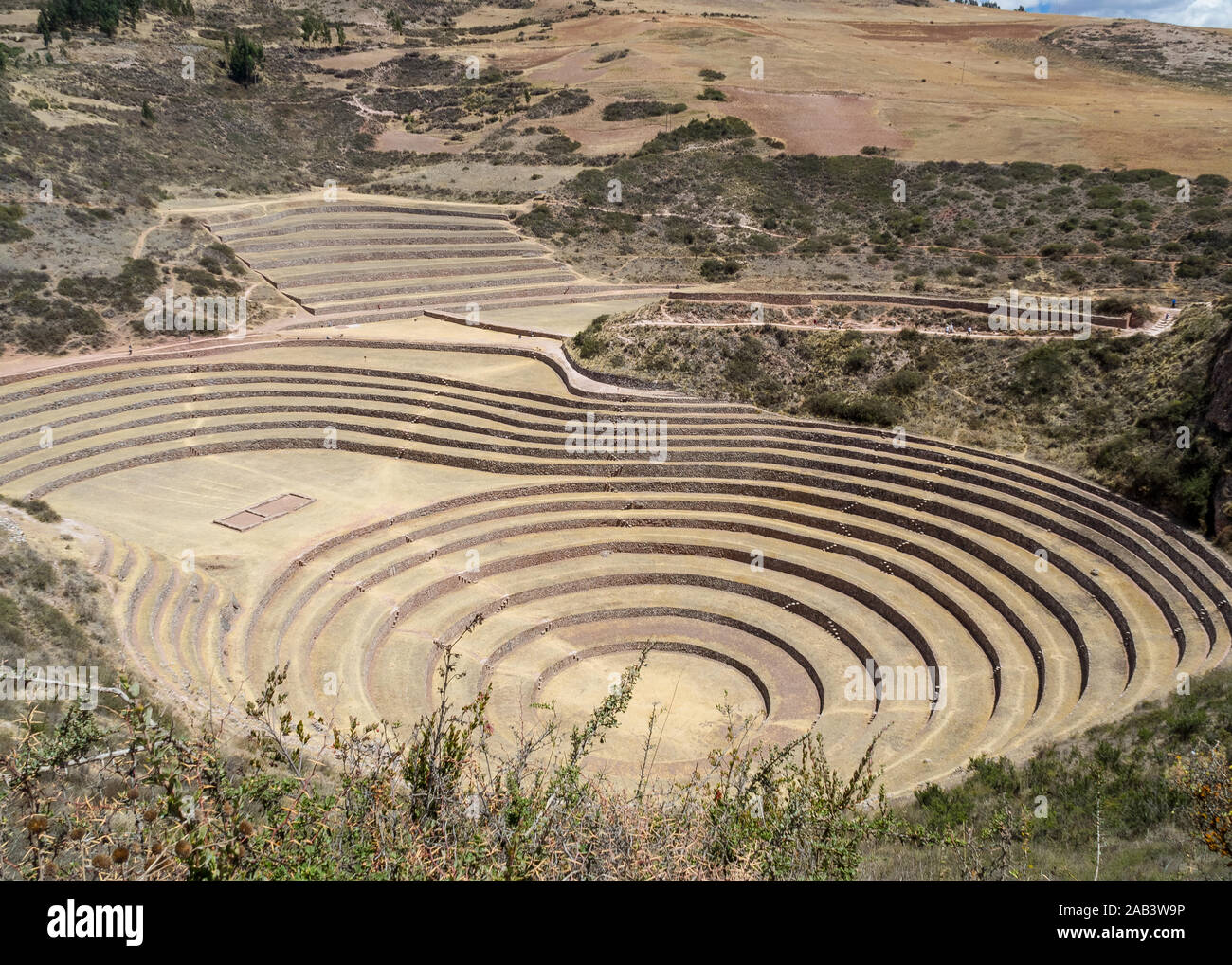 Moray (Inca ruin Stock Photo - Alamy