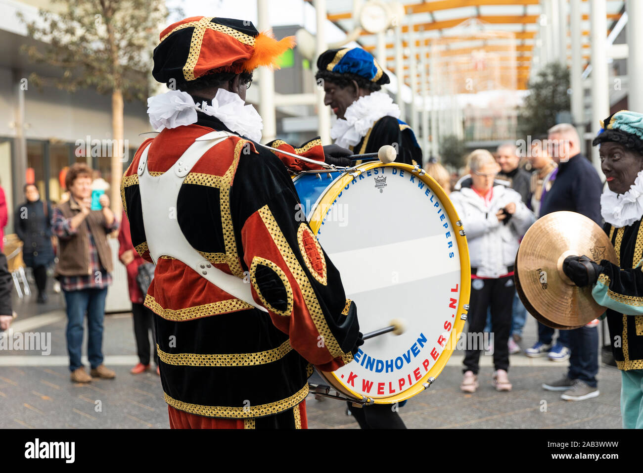 Eindhoven, The Netherlands, November 23rd 2019. A Piet wearing his ...