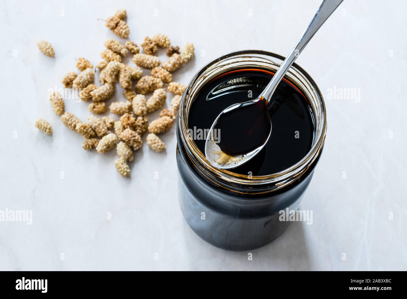 Turkish Mulberry Confiture Molasses Pekmez and Mulberries. Organic ...