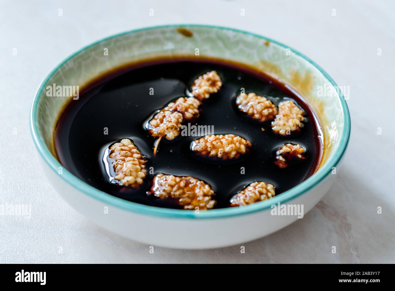 Turkish Mulberry Confiture Molasses Pekmez and Mulberries. Organic ...