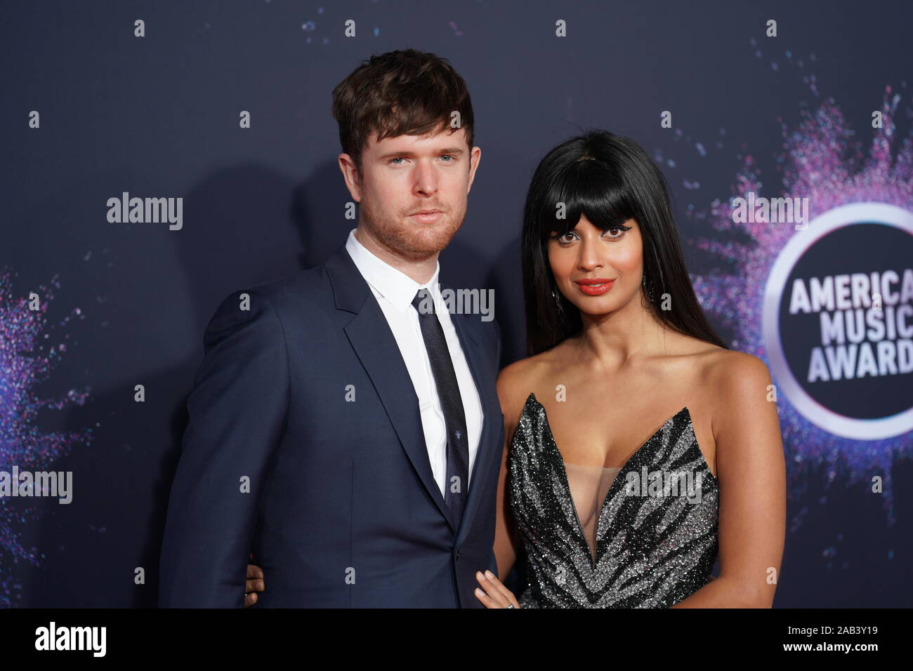 Los Angeles, Ca. 24th Nov, 2019. James Blake, Jameela Jamil at the 2019 ...