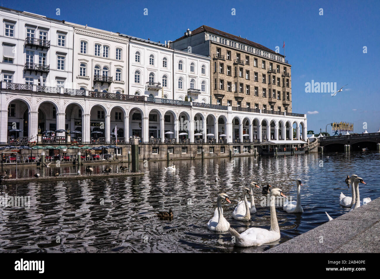 View alster arcades in hi-res stock photography and images - Alamy