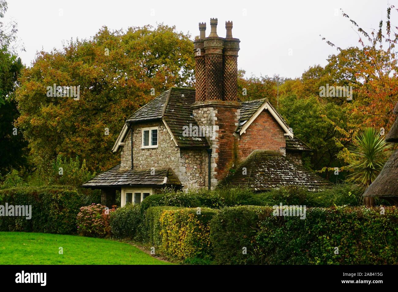 Dial Cottage, Blaise Hamlet, Bristol, England, UK. Just one of the ...
