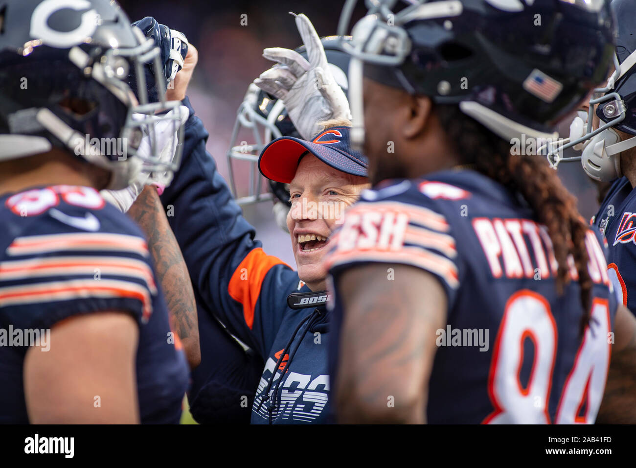 Chicago, Illinois, USA. 24th Nov, 2019. - Bears special teams ...